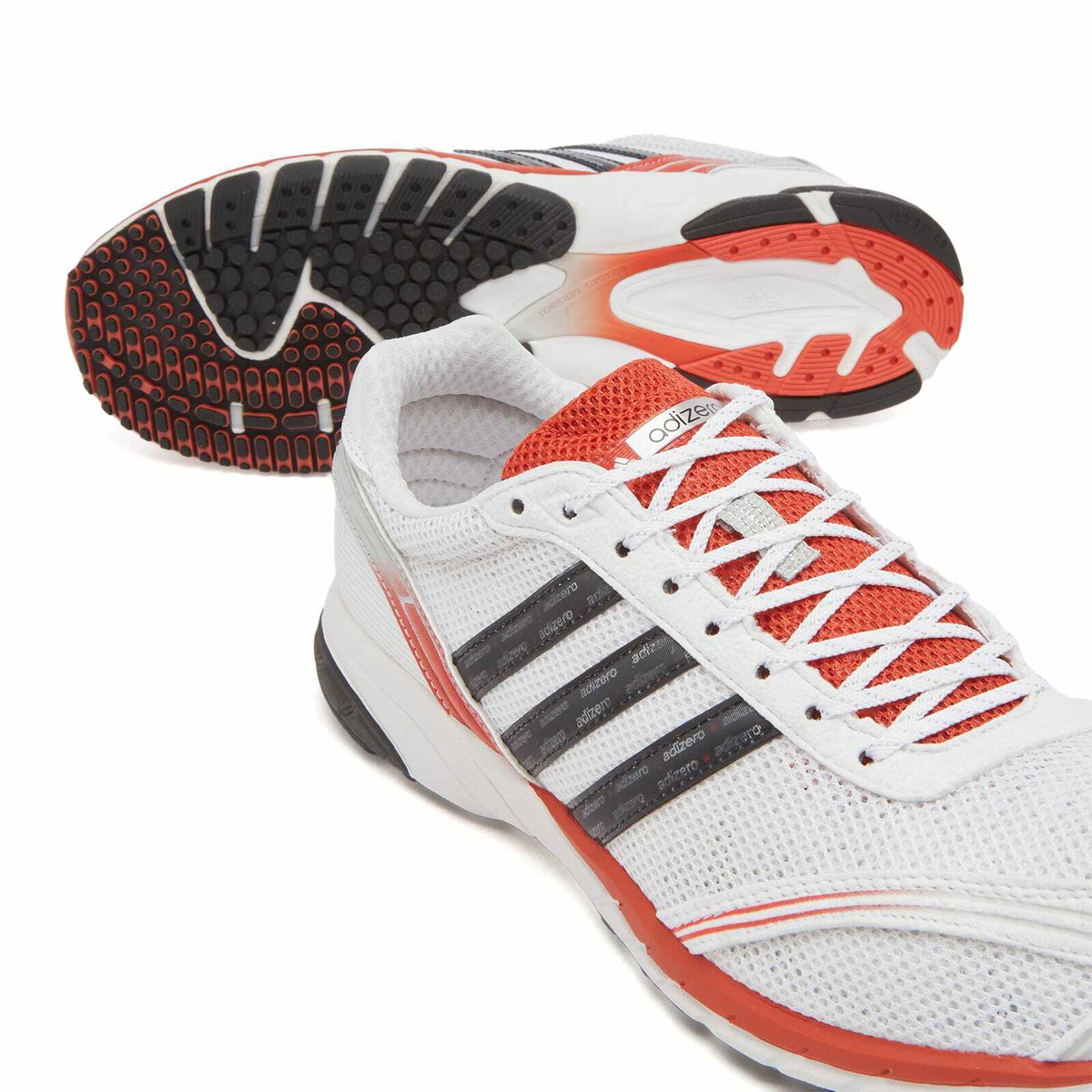 Adidas Running Men's Adidas Adizero Adios OG Sneaker in White/Red/Black ...