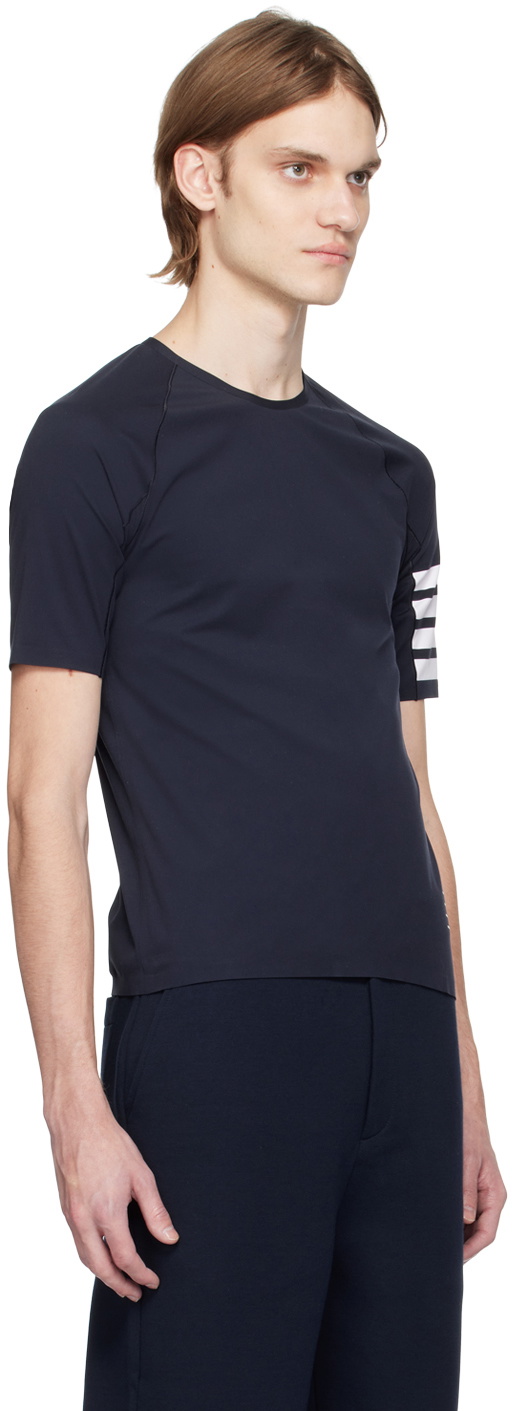 Thom Browne Navy Compression T-Shirt Thom Browne