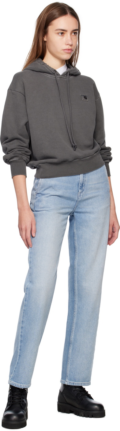 Carhartt Work In Progress Gray Nelson Hoodie Carhartt WIP