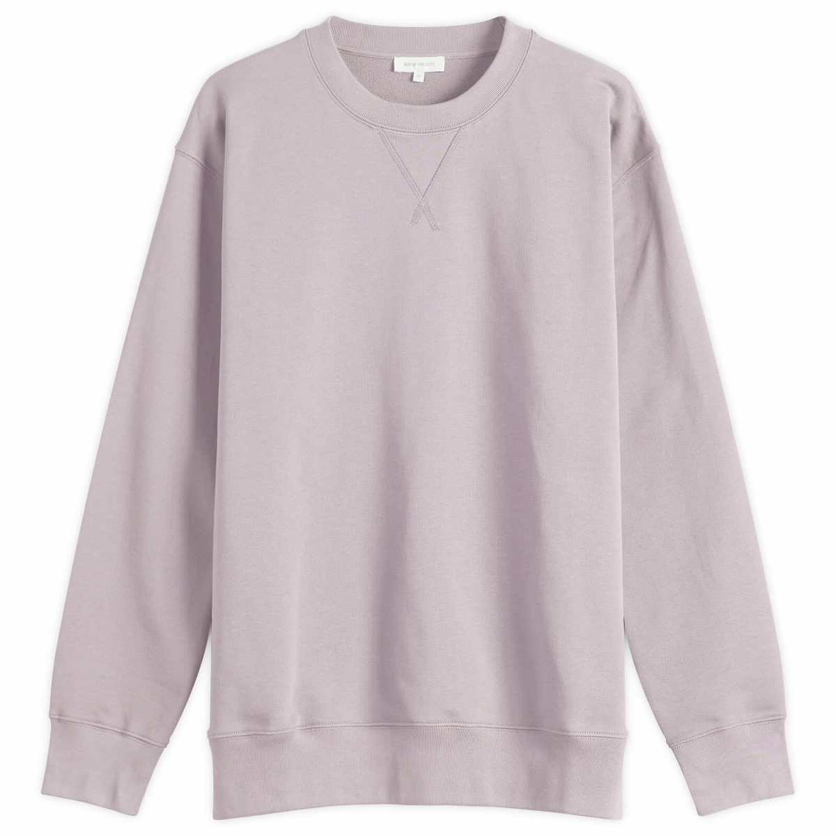 Norse Projects Men's Standard Crew Sweatshirt in Crocus Purple Norse ...