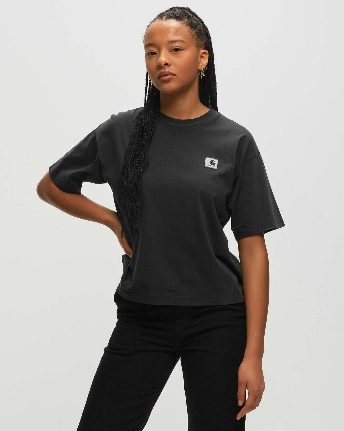 Carhartt Wip Wmns Nelson Tee Black - Womens - Shortsleeves Carhartt WIP