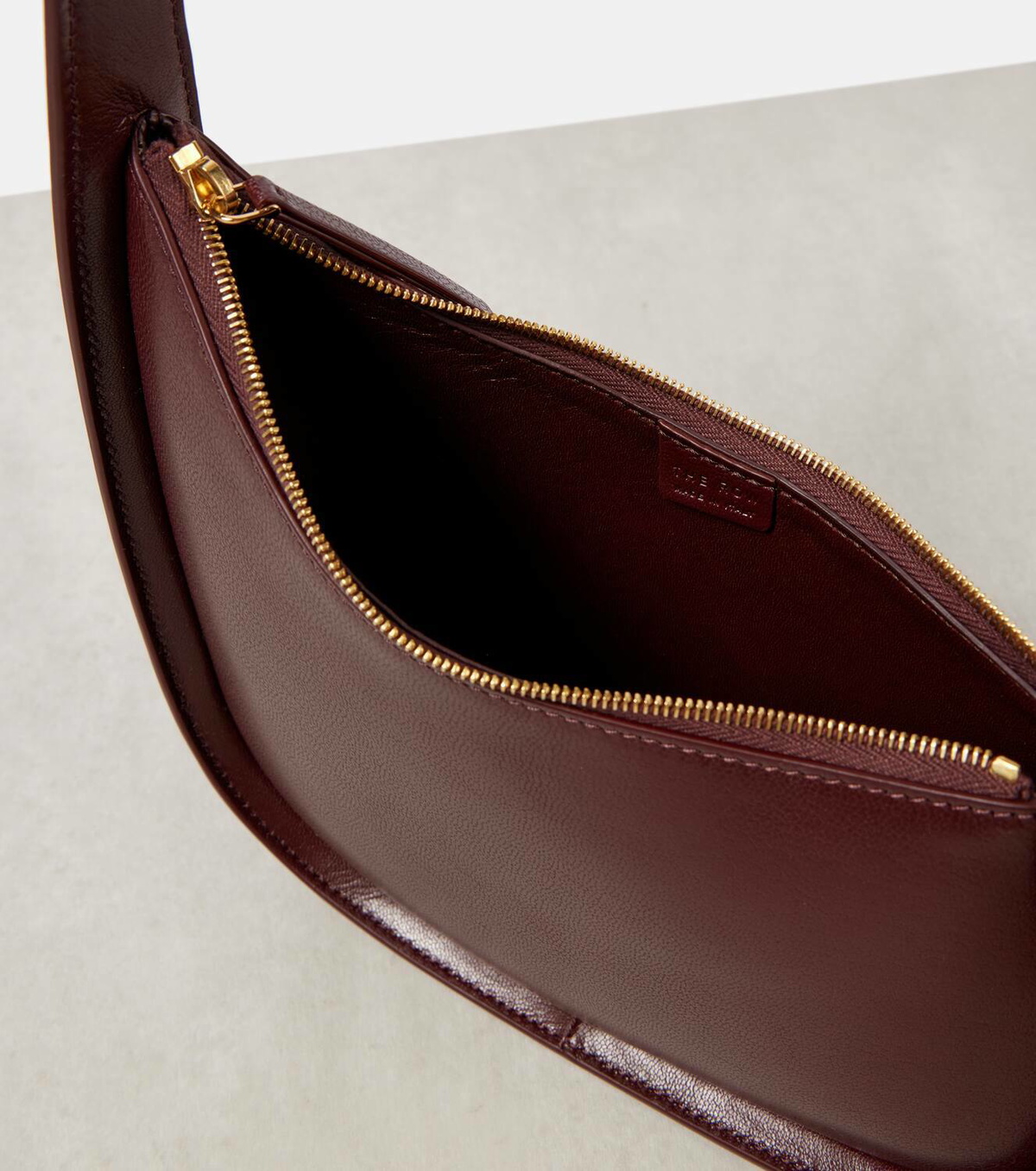 The Row Half Moon leather shoulder bag The Row