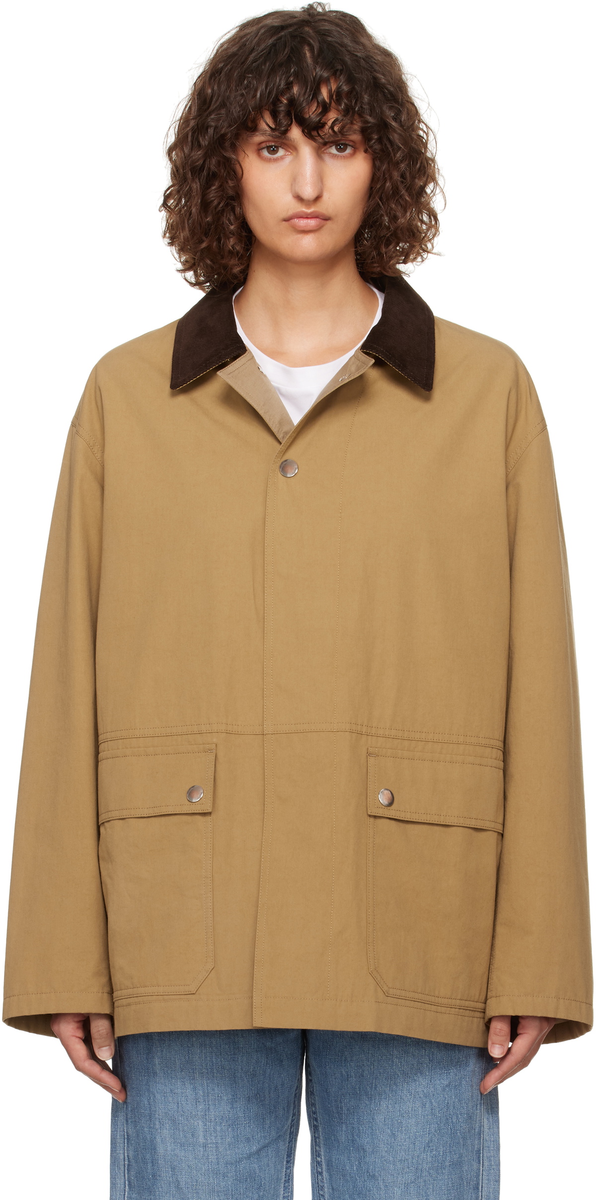 The Row Beige Frank Jacket The Row
