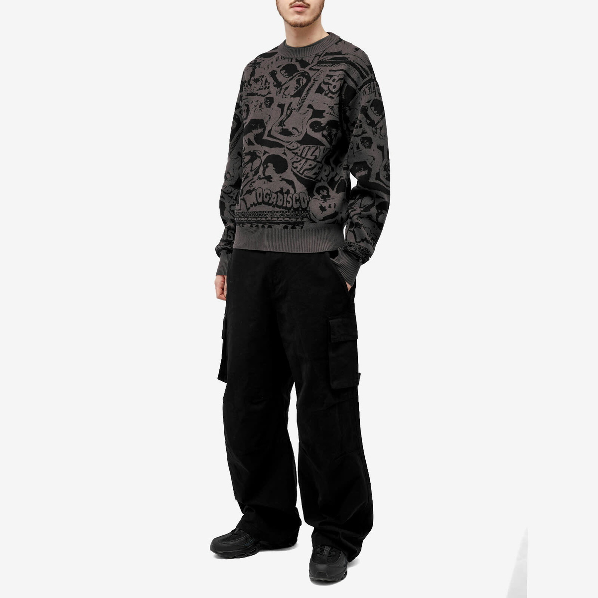 Daily Paper Men's Hogba Jumper in Ash Grey Daily Paper