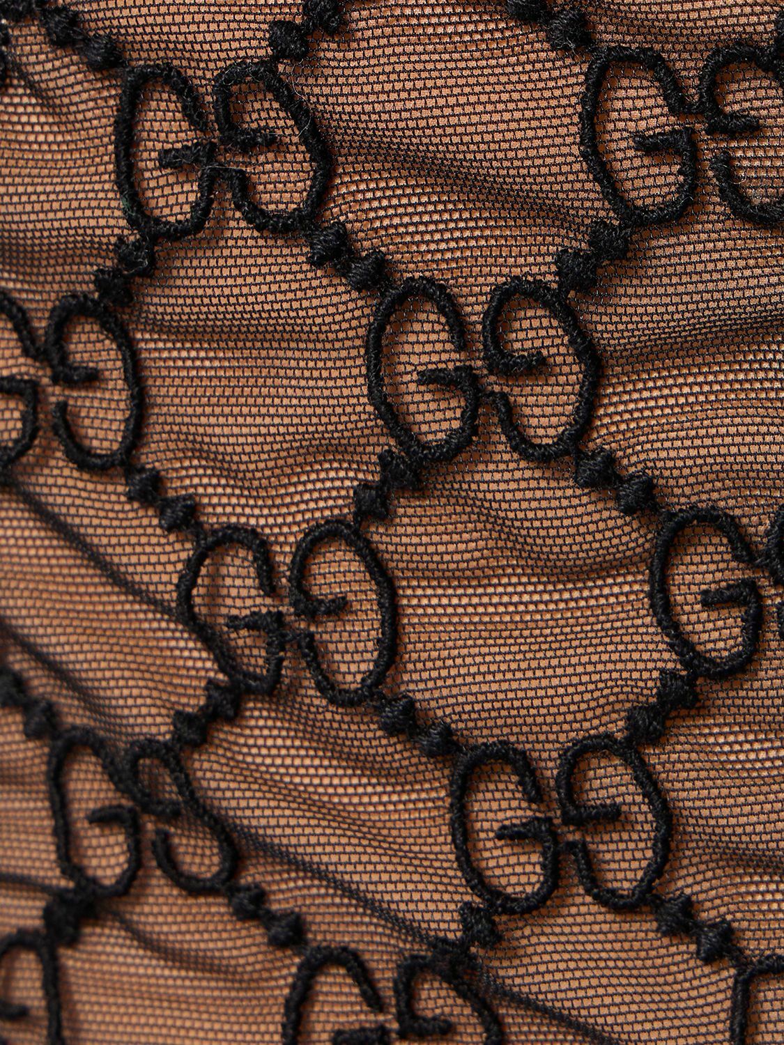 GUCCI - Gg Stretch Lace Top Gucci