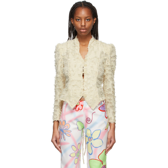 Collina Strada Beige Deadstock Primrose Shirt Collina Strada