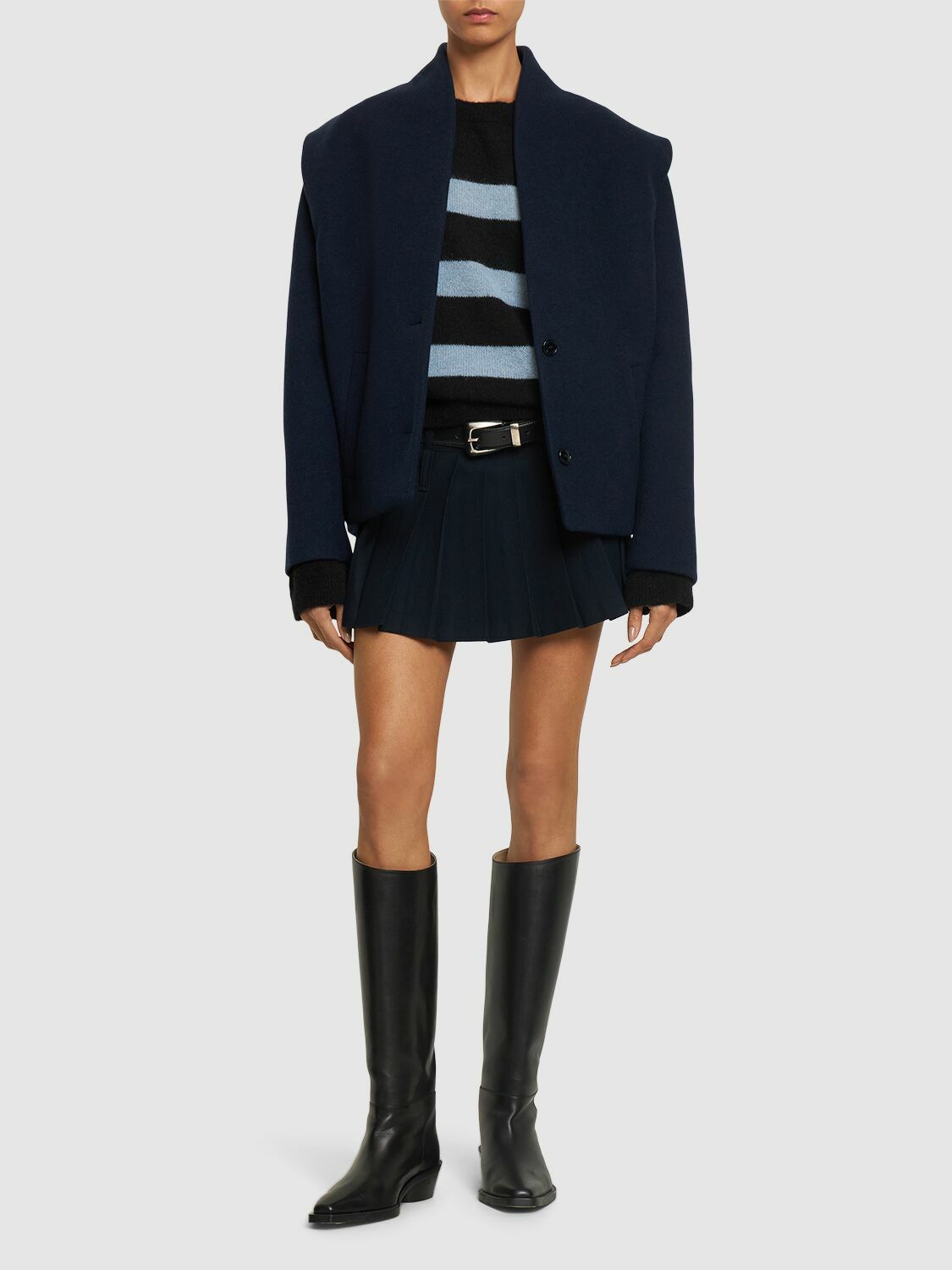 ISABEL MARANT - Drogo Buttoned Wool Blend Jacket Isabel Marant