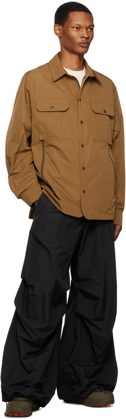 Moncler Brown Flap Pockets Jacket Moncler