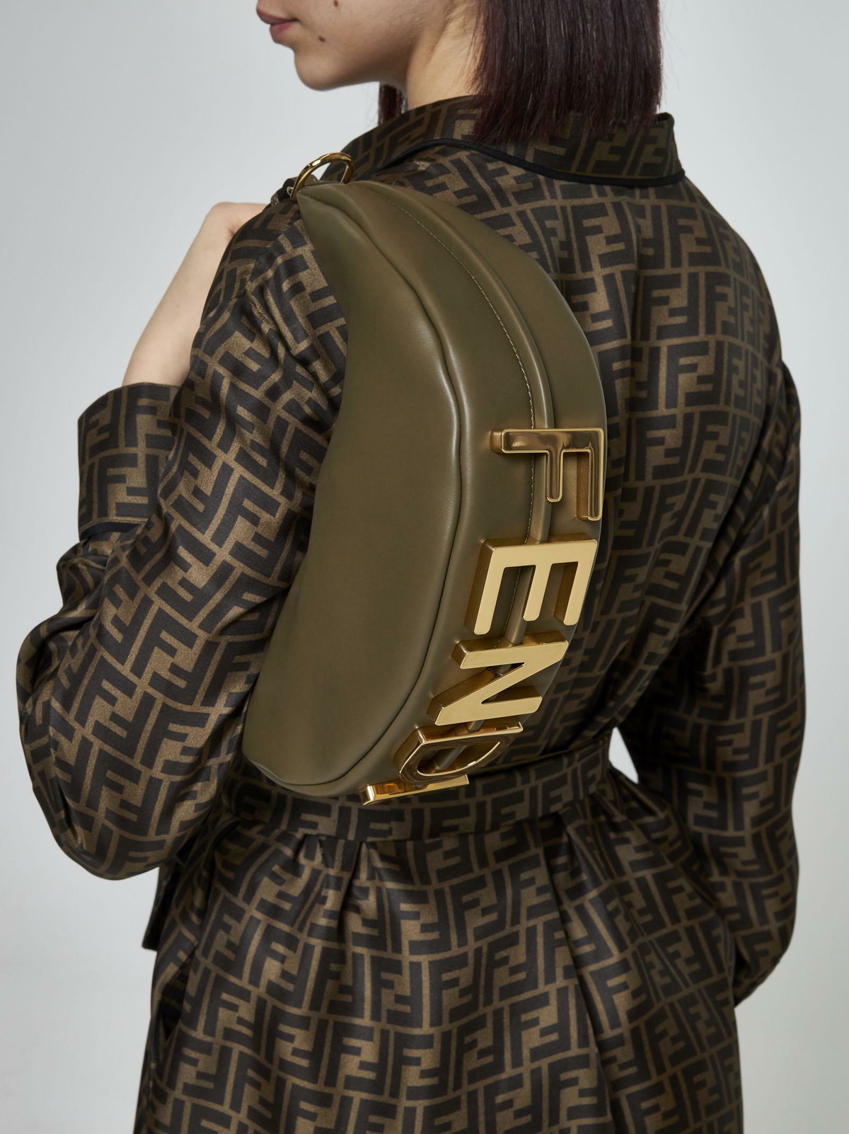 Fendi Graphy Small Leather Bag Fendi