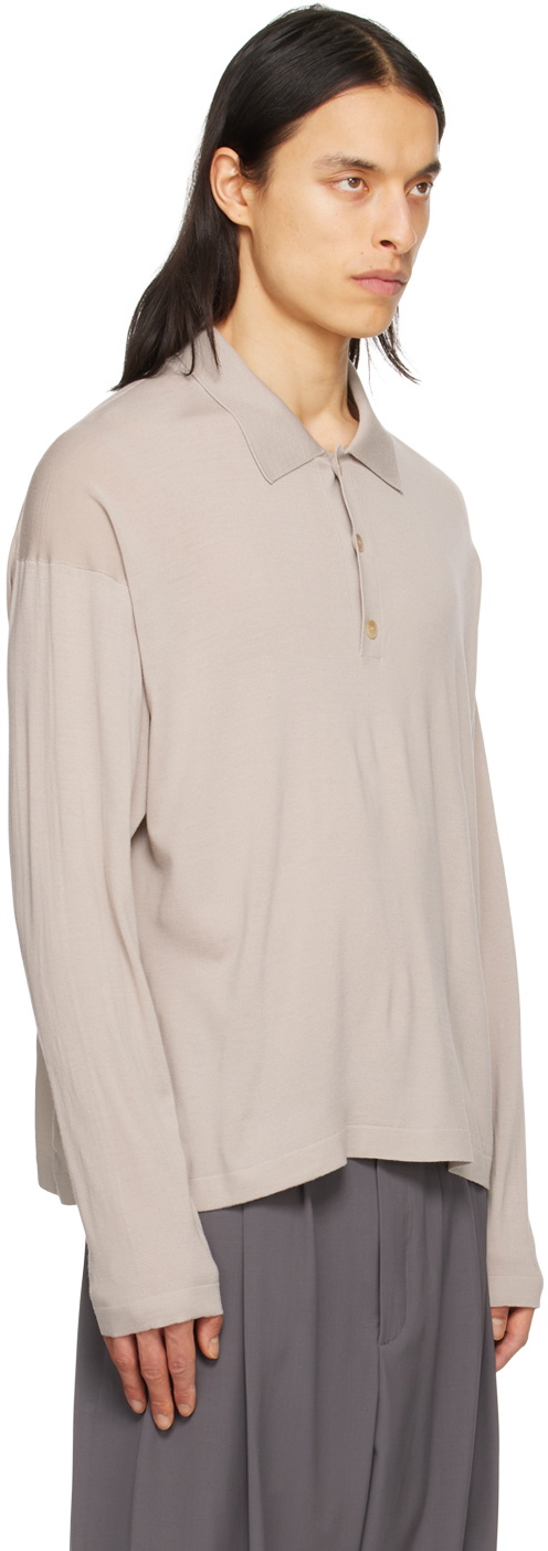 The Row Taupe Dijon Polo The Row