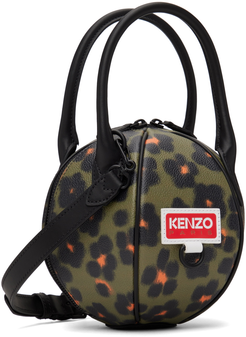 Kenzo Khaki Kenzo Paris Hana Leopard Discover Bag Kenzo