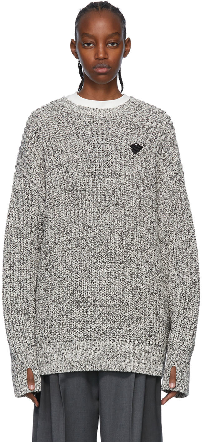 ADER error Grey Cotton Sweater ADER error