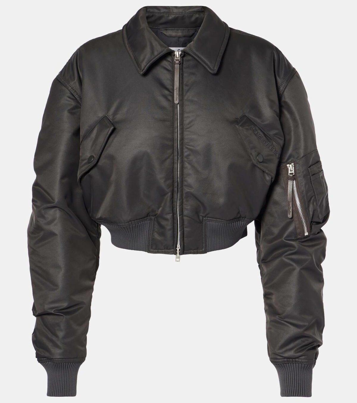 Acne Studios Cropped bomber jacket Acne Studios