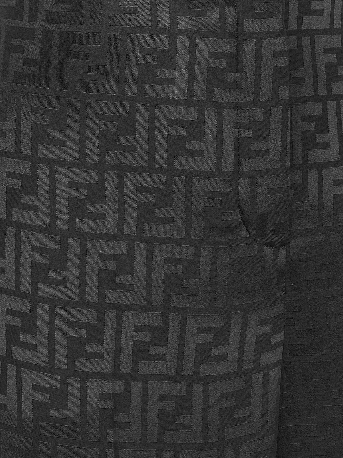 Fendi Black Trouser Womens Pant Fendi