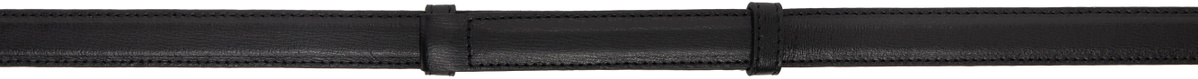 TOTEME Black Slide Clasp Belt Toteme