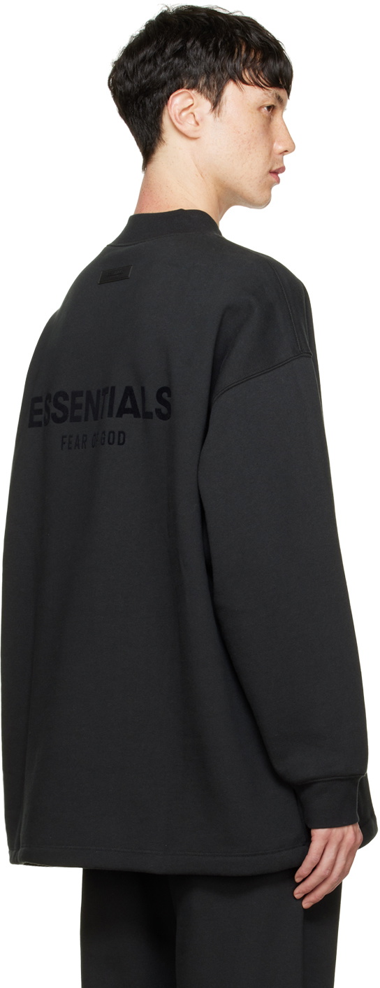 Fear of God ESSENTIALS Black Relaxed Sweatshirt Fear Of God Essentials