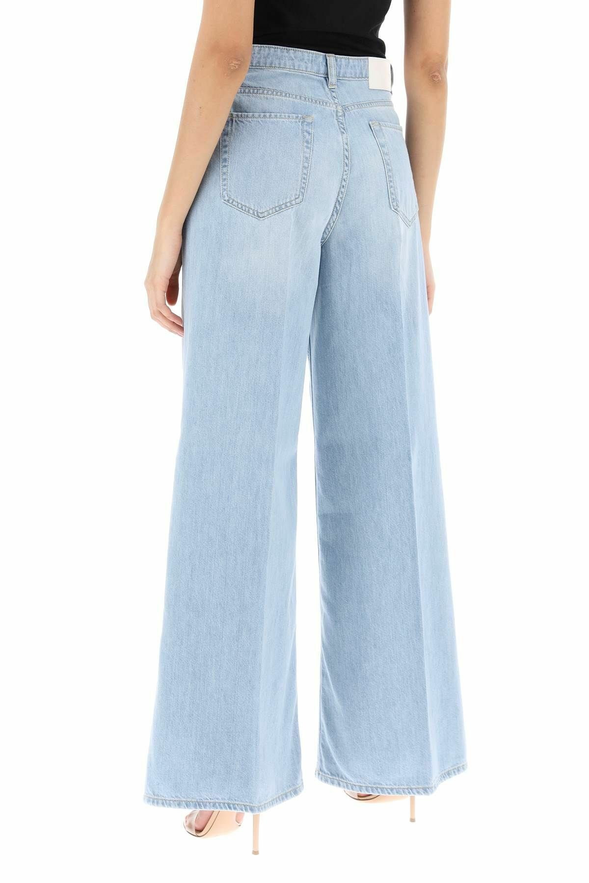 PINKO pozzillo wide leg jeans Light blue Pinko