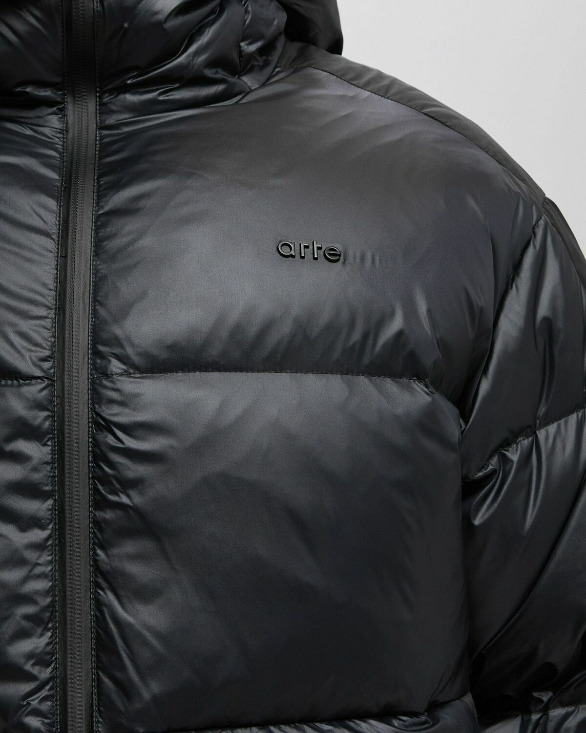 Arte Antwerp Shinny Matt Puffer Black Mens Down & Puffer Jacket Arte ...