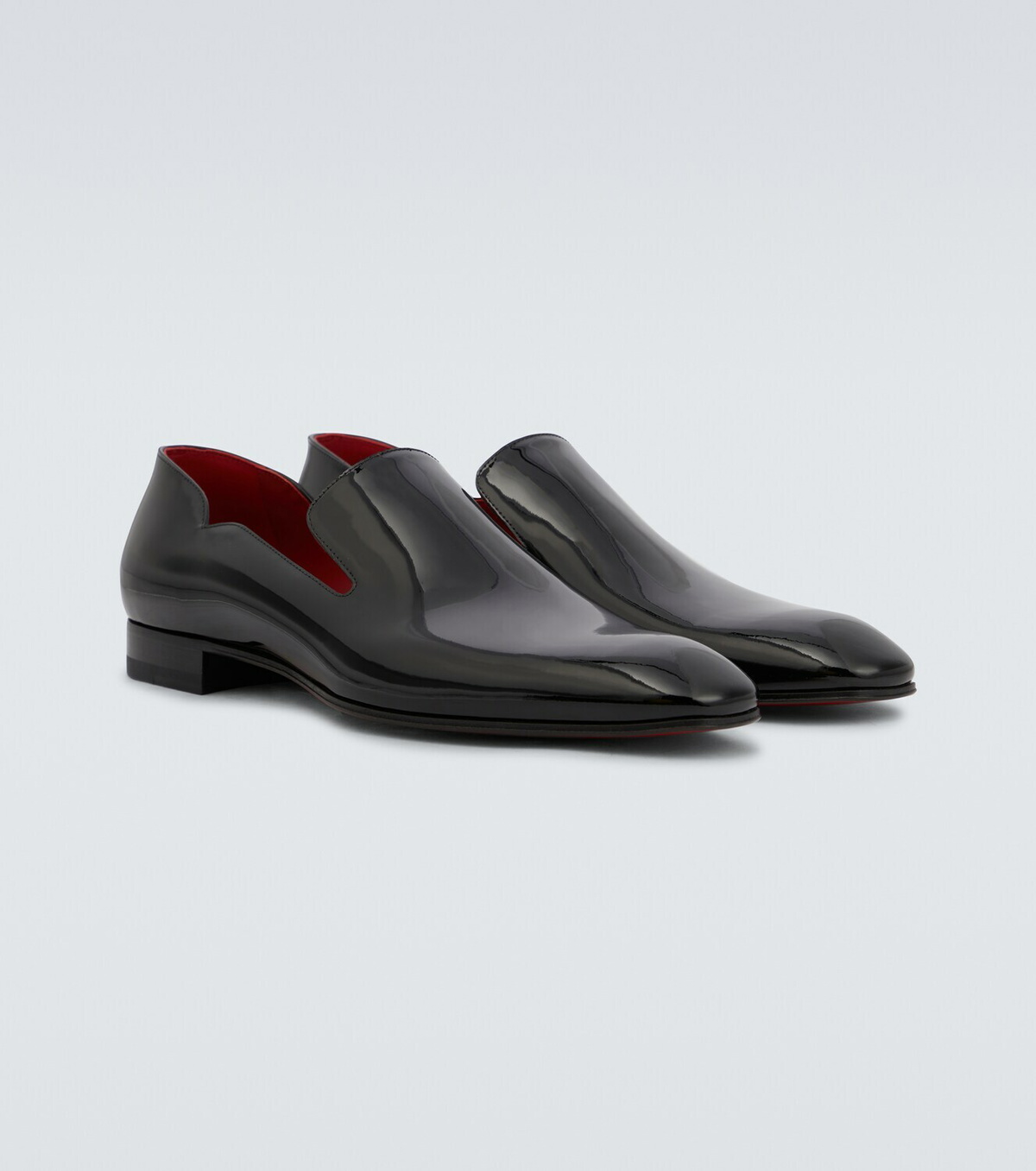 Christian Louboutin - Dandy Chick patent leather loafers Christian ...