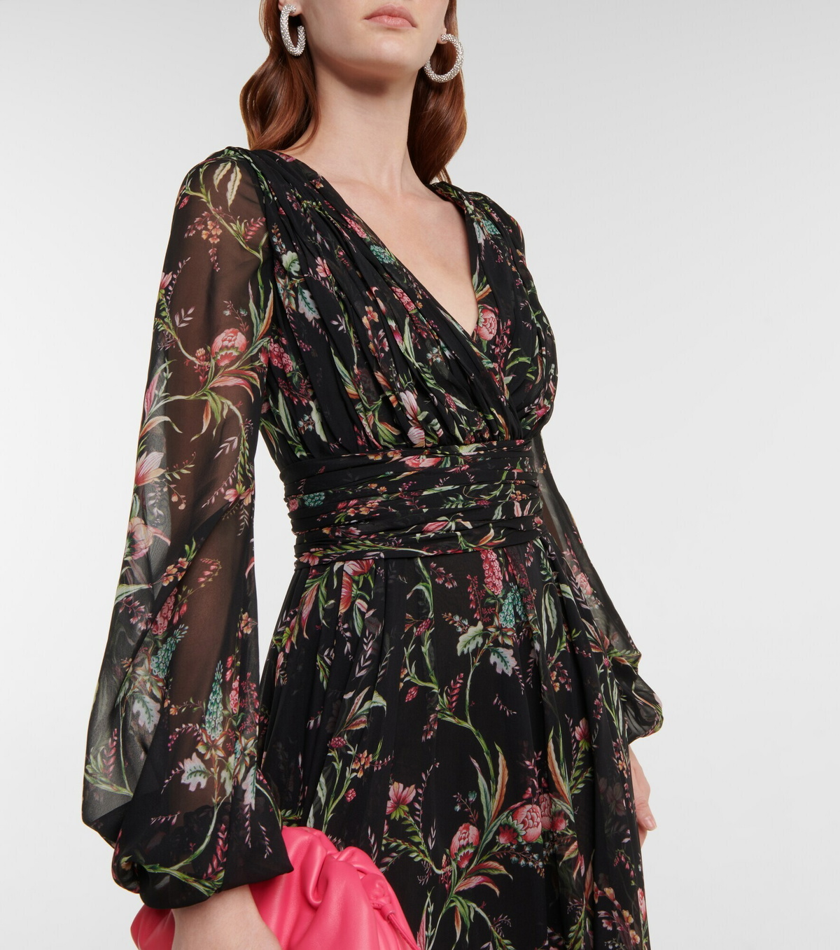 Giambattista Valli - Floral silk georgette maxi dress Giambattista Valli