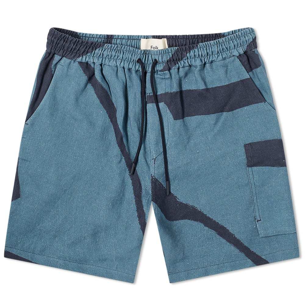 Folk All Over Print Assembly Cargo Shorts Folk