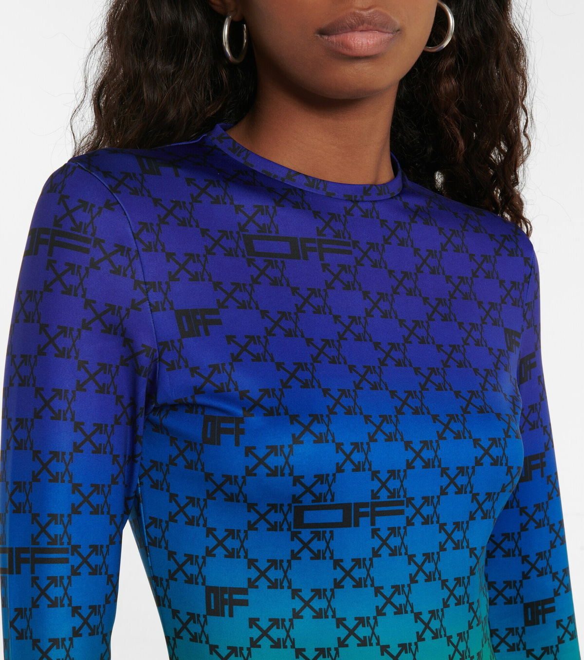 Off-White - Monogram minidress Off-White