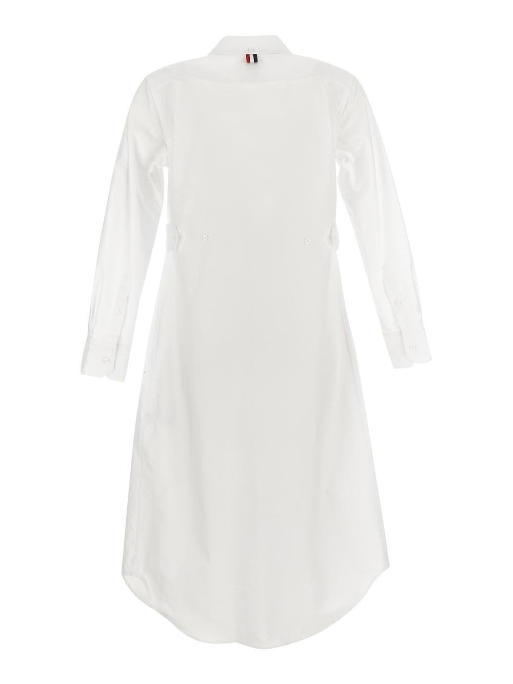 Thom Browne Negligee Storm Flap Shirt Dress Thom Browne