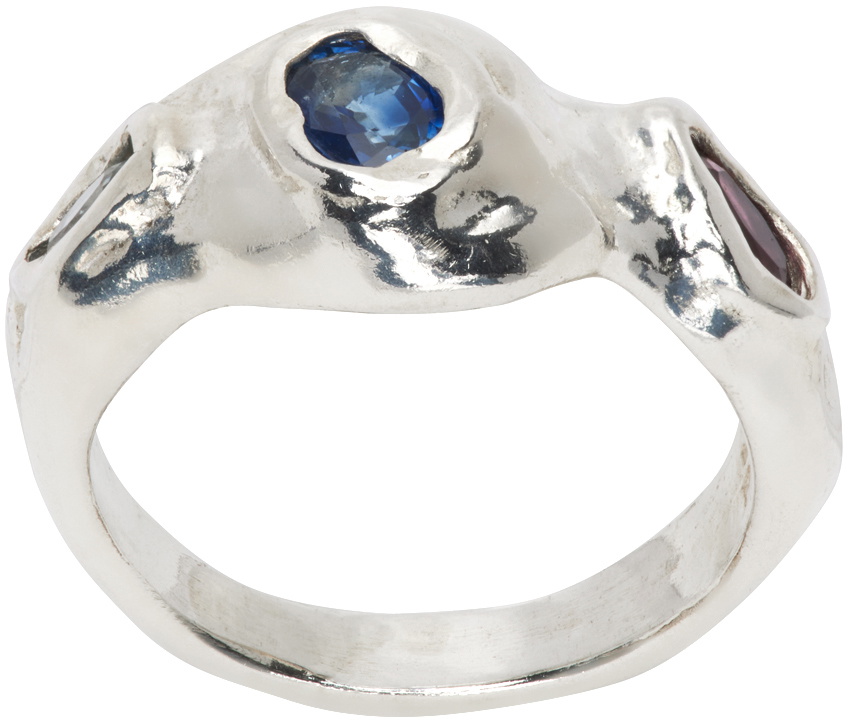 Jessi Burch Silver Funky Friend Ring