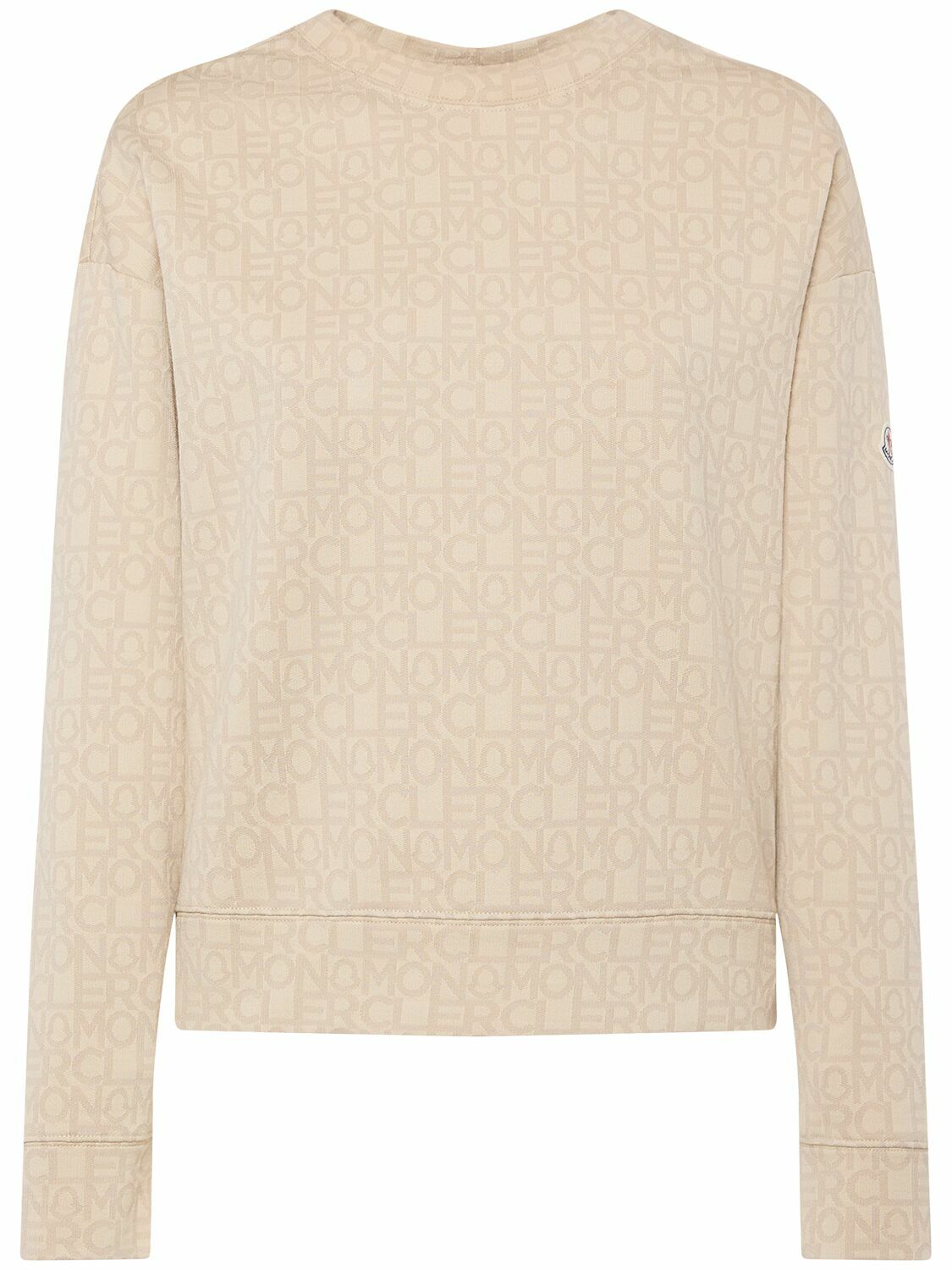 MONCLER Monogram Jacquard Sweatshirt Moncler