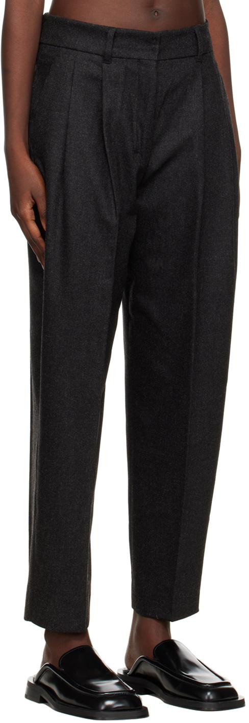 S Max Mara Gray Caprera Trousers S Max Mara