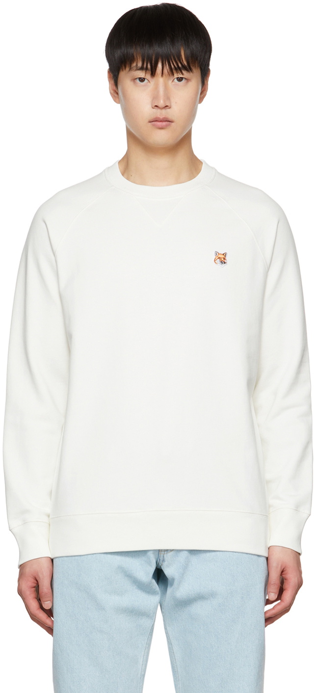 Maison Kitsuné Off-White Fox Head Sweatshirt Maison Kitsune Maison Kitsuné Off-White Fox Head Sweatshirt Maison Kitsune