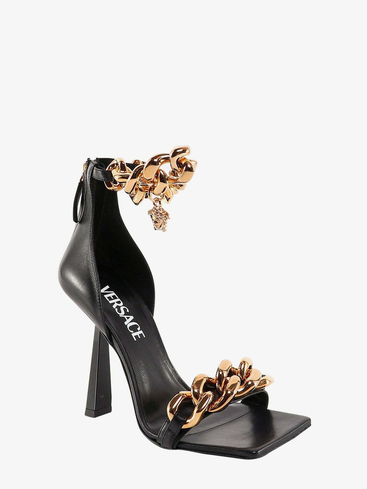 Versace Sandals Black Womens Versace