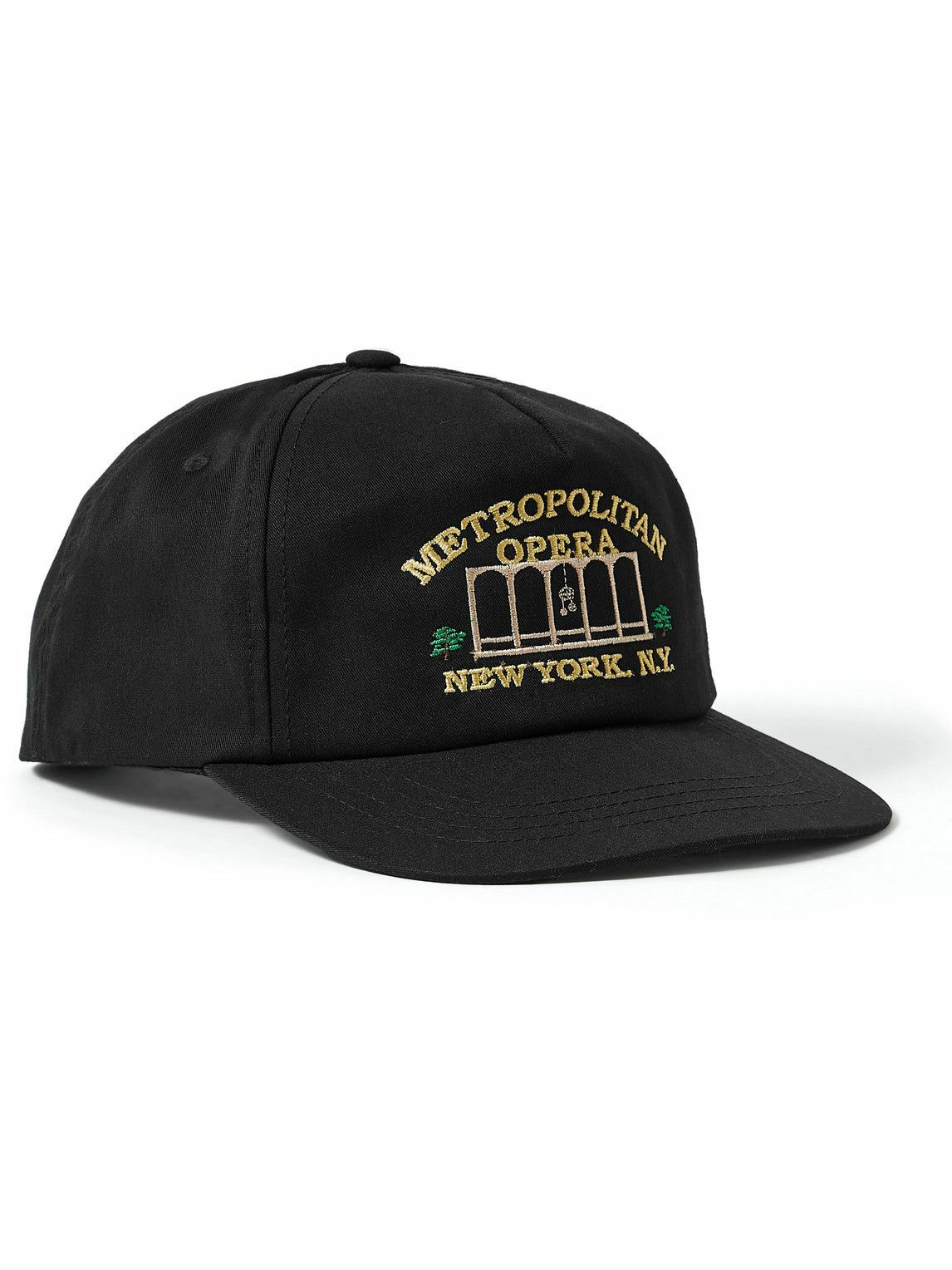 Fantasy Explosion - Metropolitan Opera Embroidered Cotton-Twill Trucker Cap