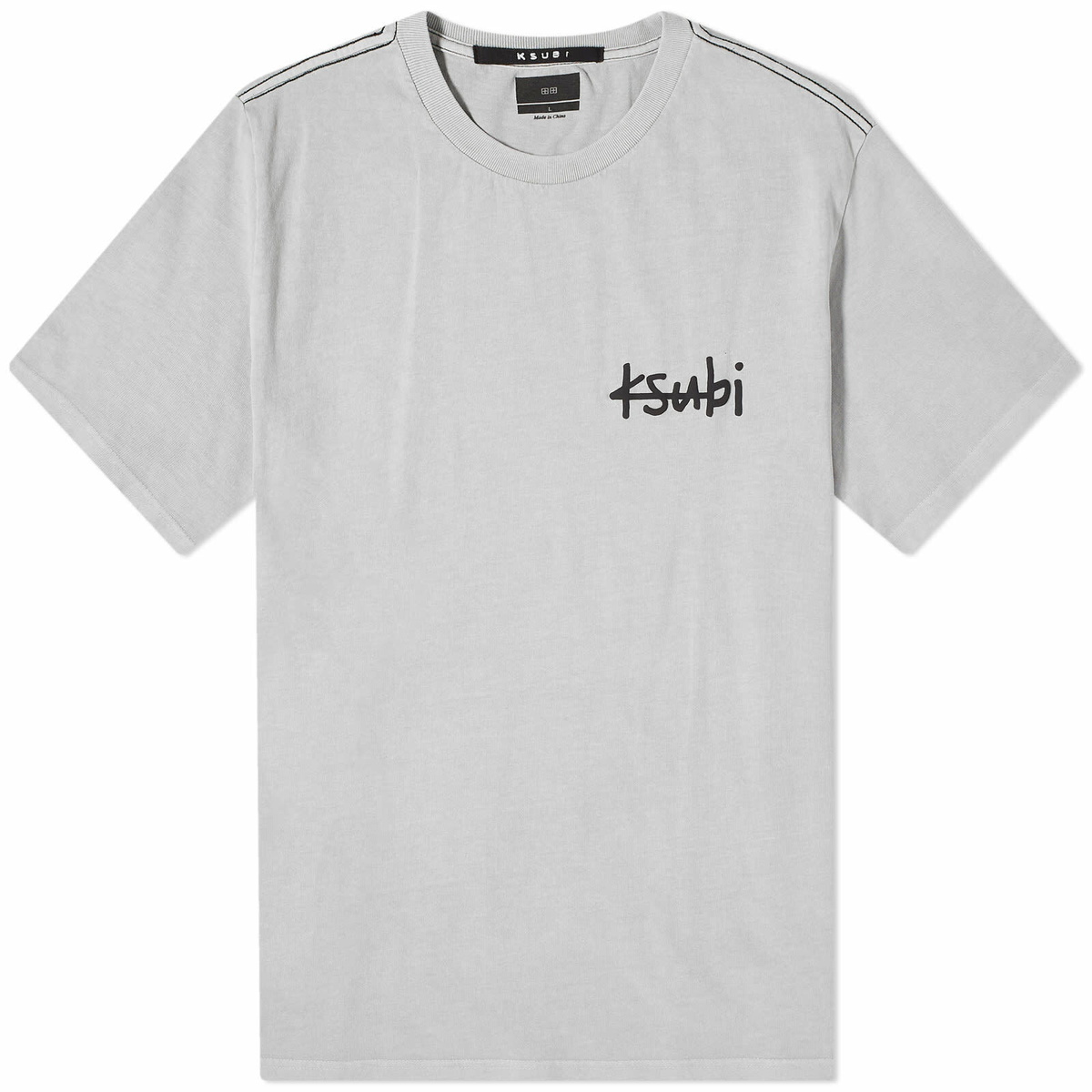 Ksubi Men's Lock Up Kash T-Shirt in Grey Ksubi
