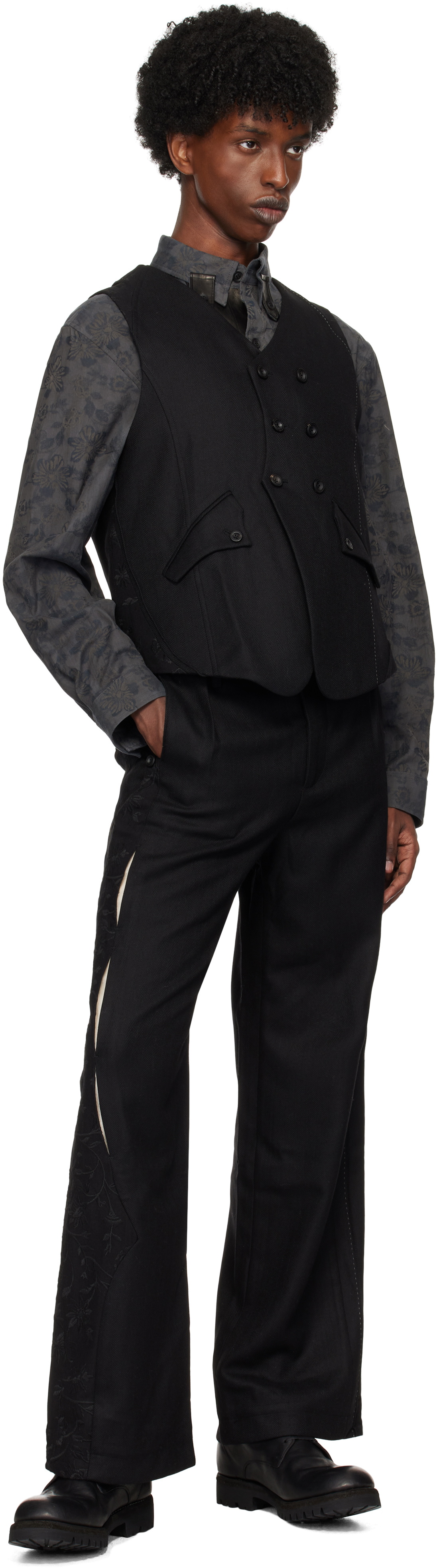 Professor.E Black E Waistcoat Professor.E