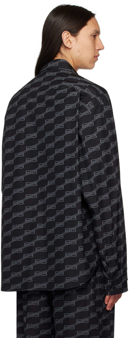 Balenciaga Black BB Monogram Shirt Balenciaga