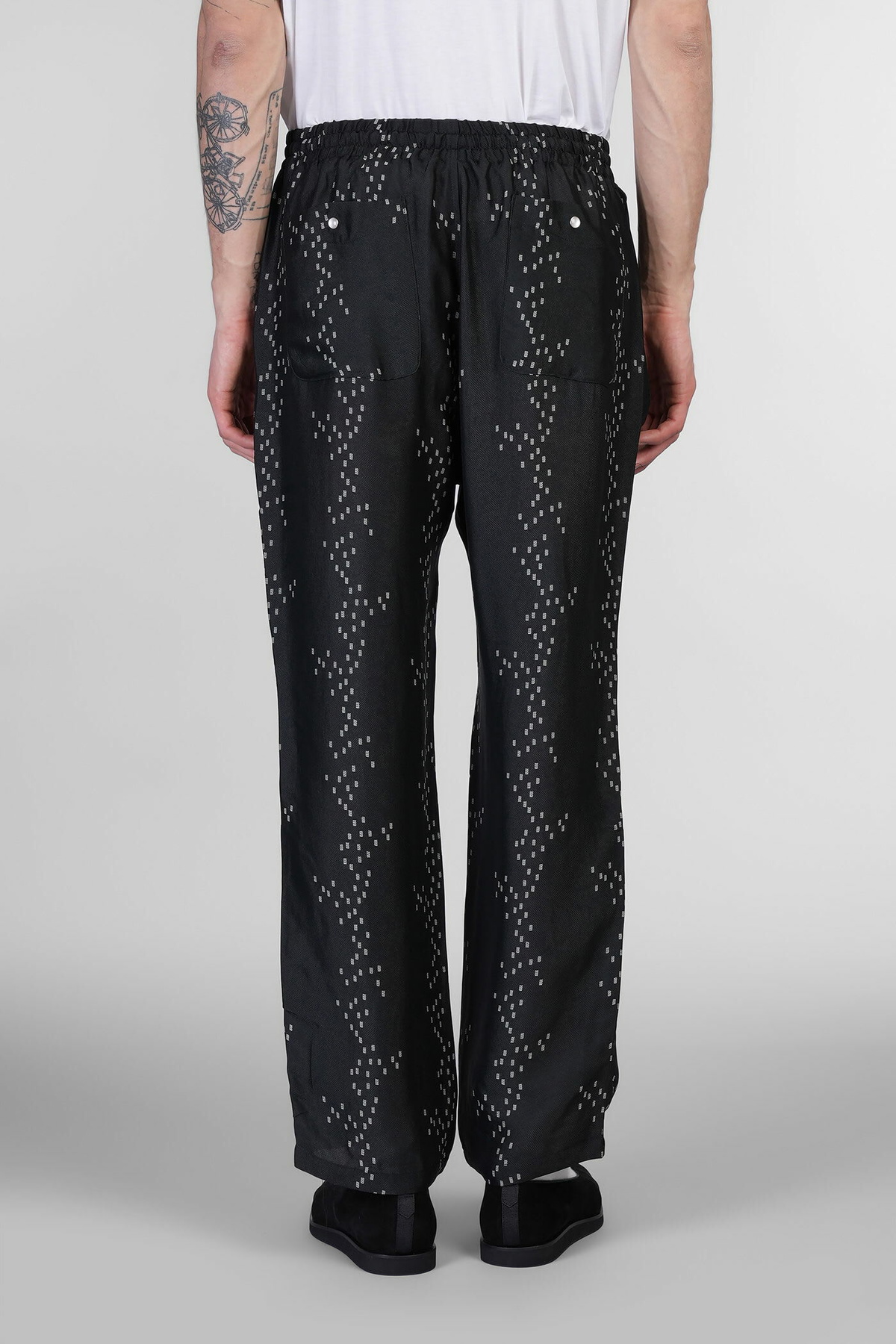 Needles Pants In Black Rayon Needles