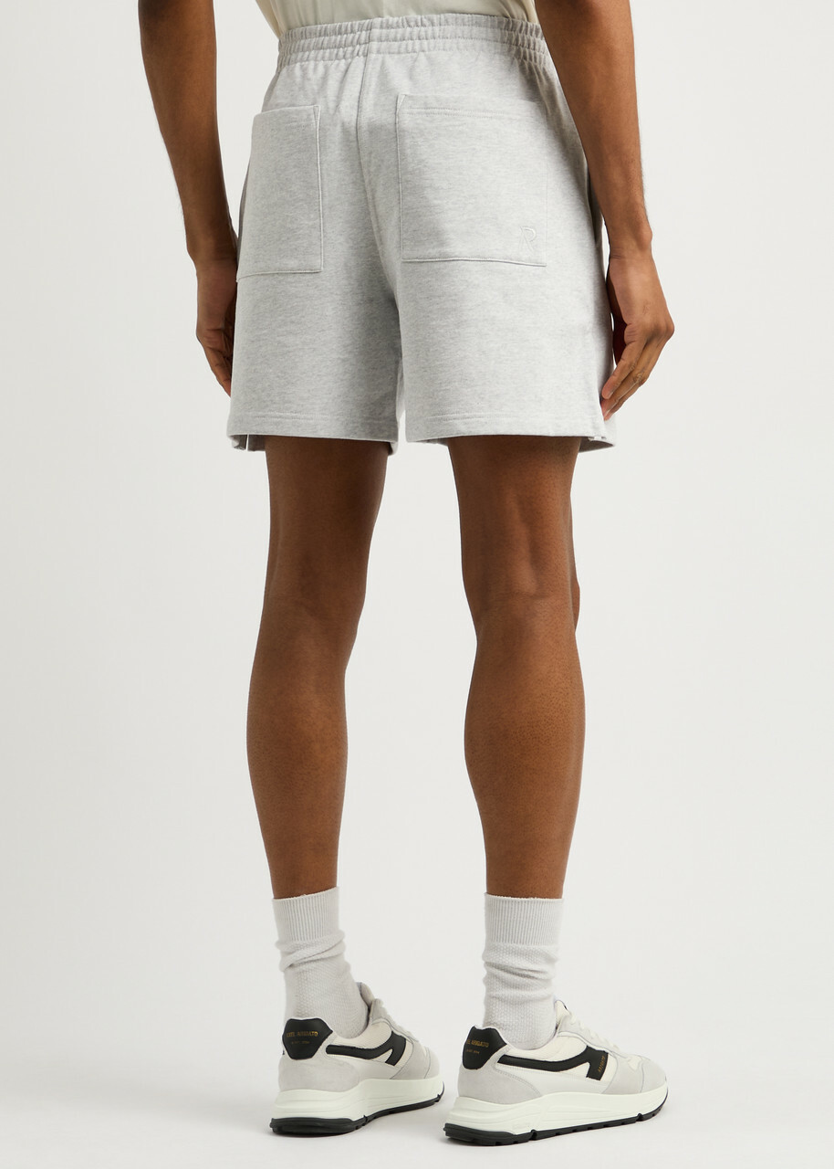 Represent Initial Cotton Shorts Grey Represent