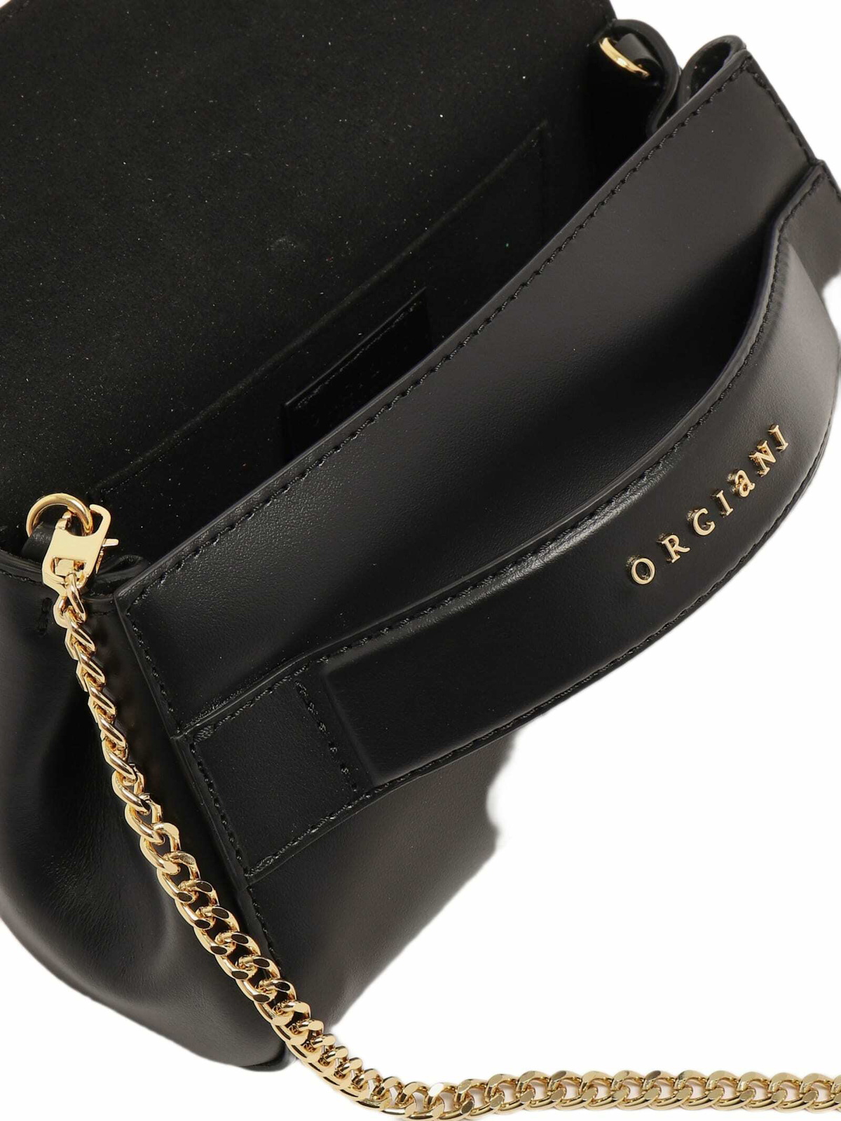 Orciani Gossip Chain Chain Vanity Oro Clutch Orciani