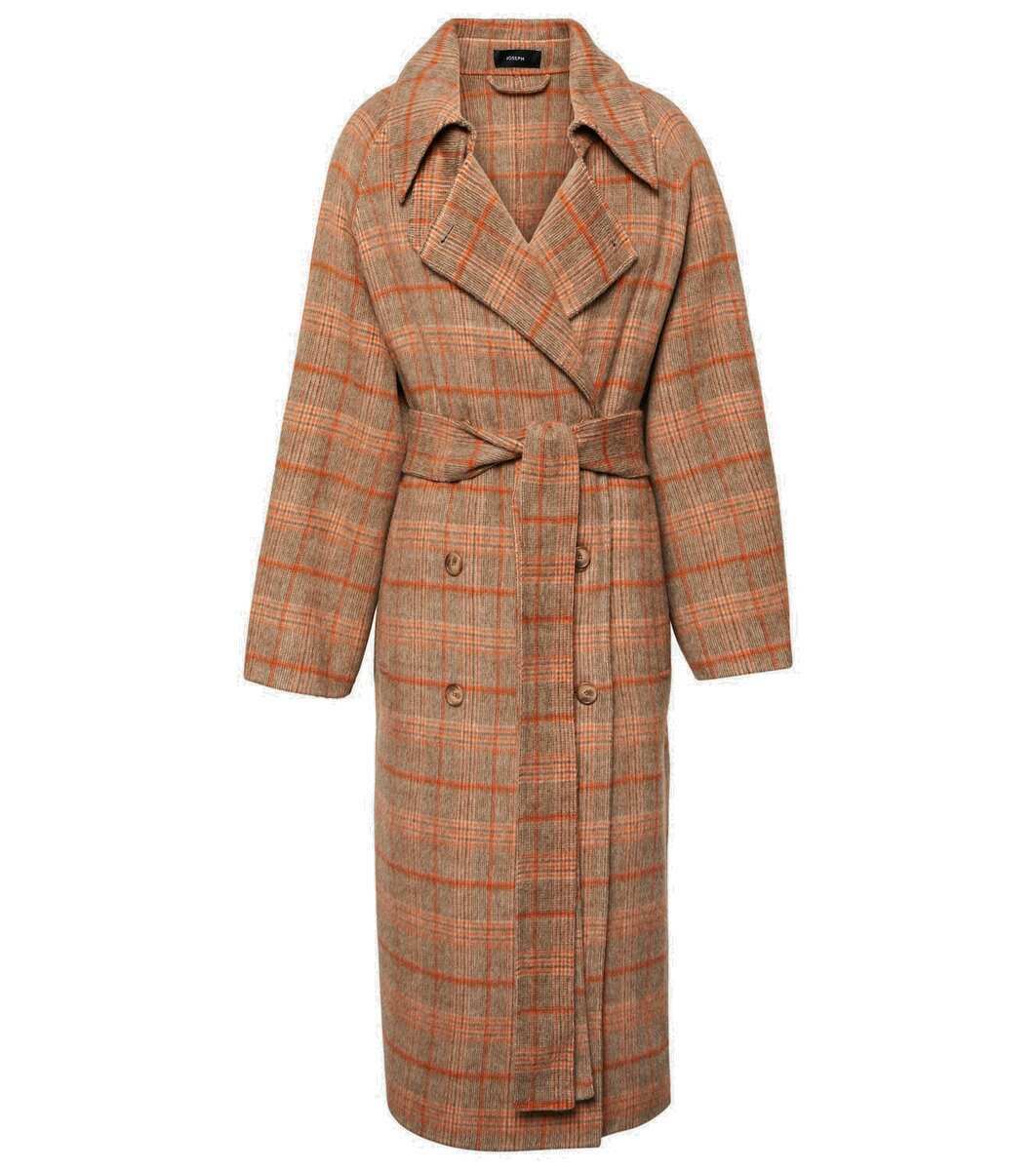 Joseph Chatsworth checked wool-blend coat Joseph