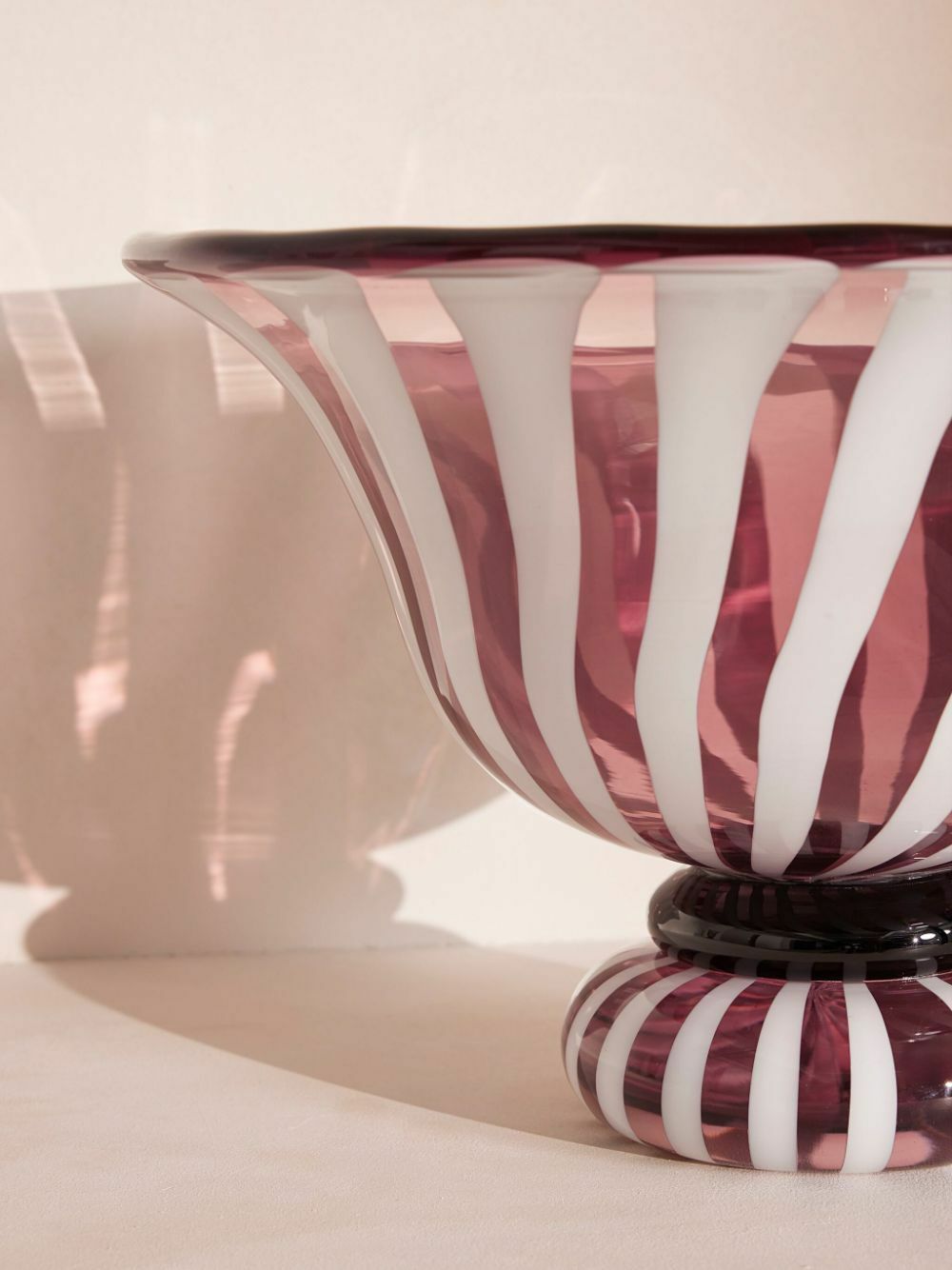 Soho Home Striped Glass Vase Soho Home