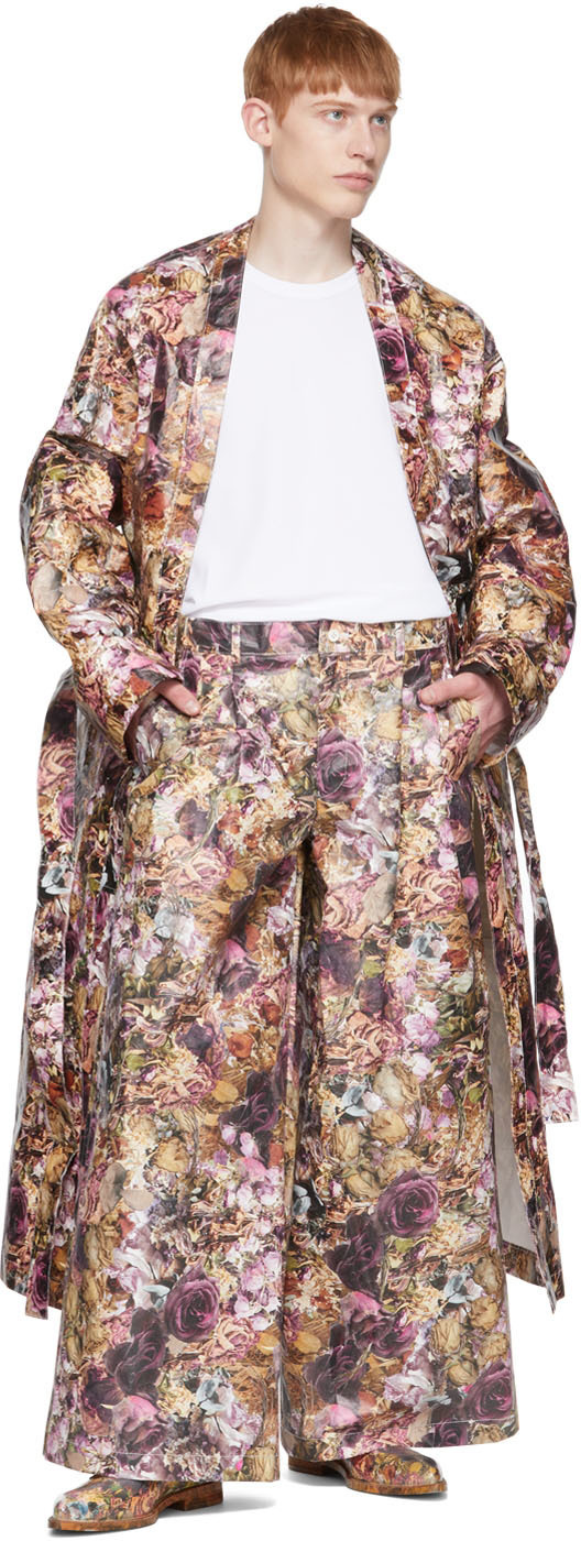 Comme des Garçons Homme Plus Multicolor Jacron Paper Trousers Comme des ...