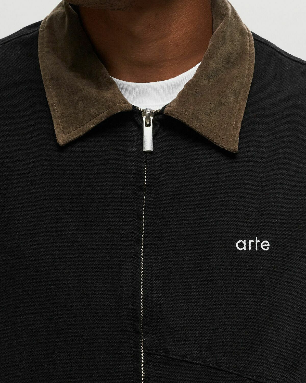Arte Antwerp Canvas Jacket Black Bomber Jackets Arte Antwerp