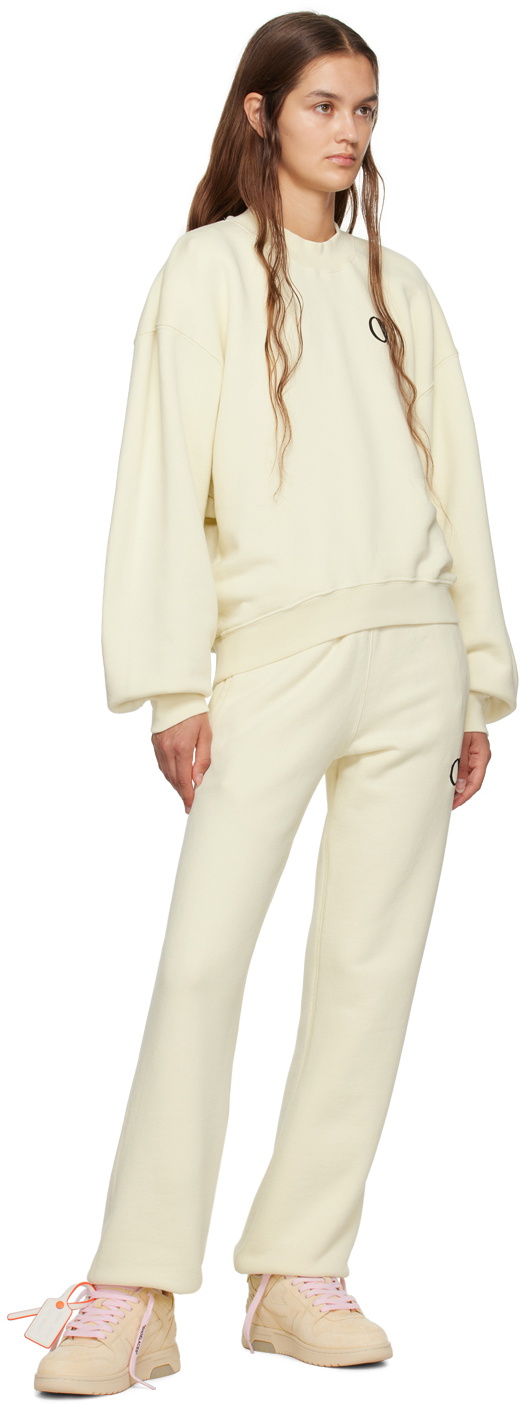 Off-White Beige Out Of Office Sneakers Off-White