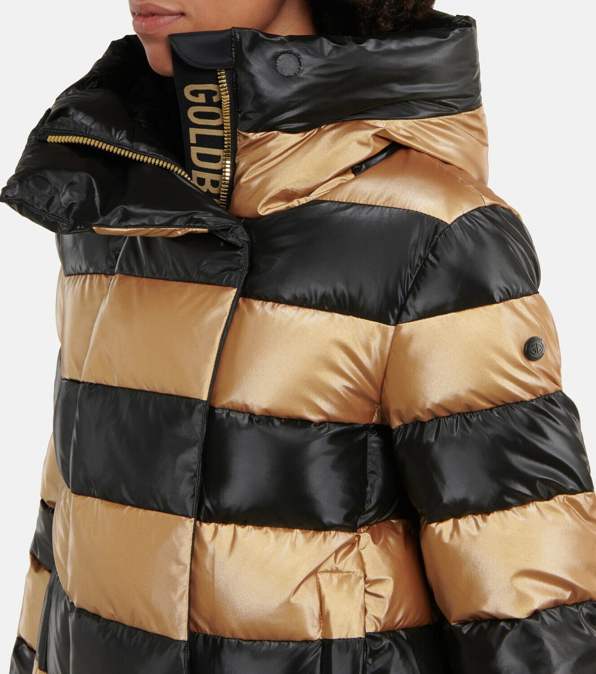 Goldbergh Dazzle striped down jacket Goldbergh