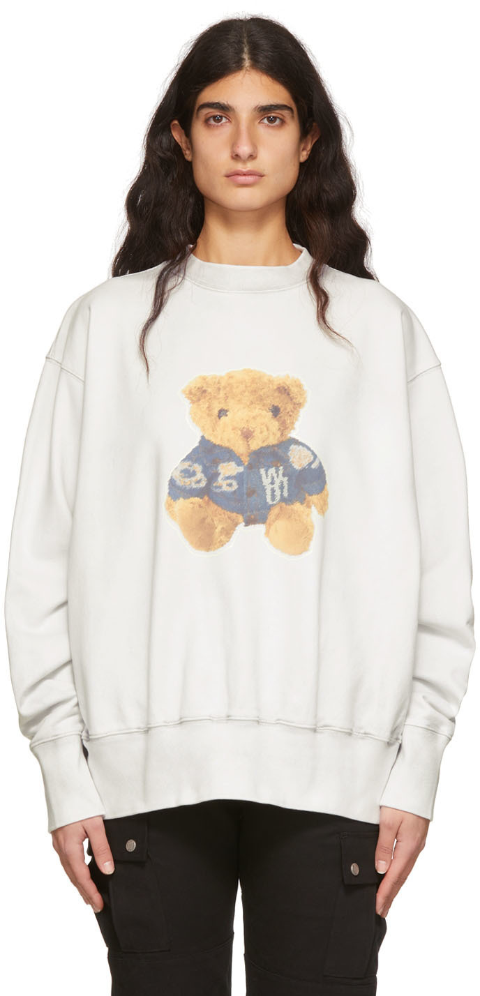 We11done White Cotton Sweater We11done