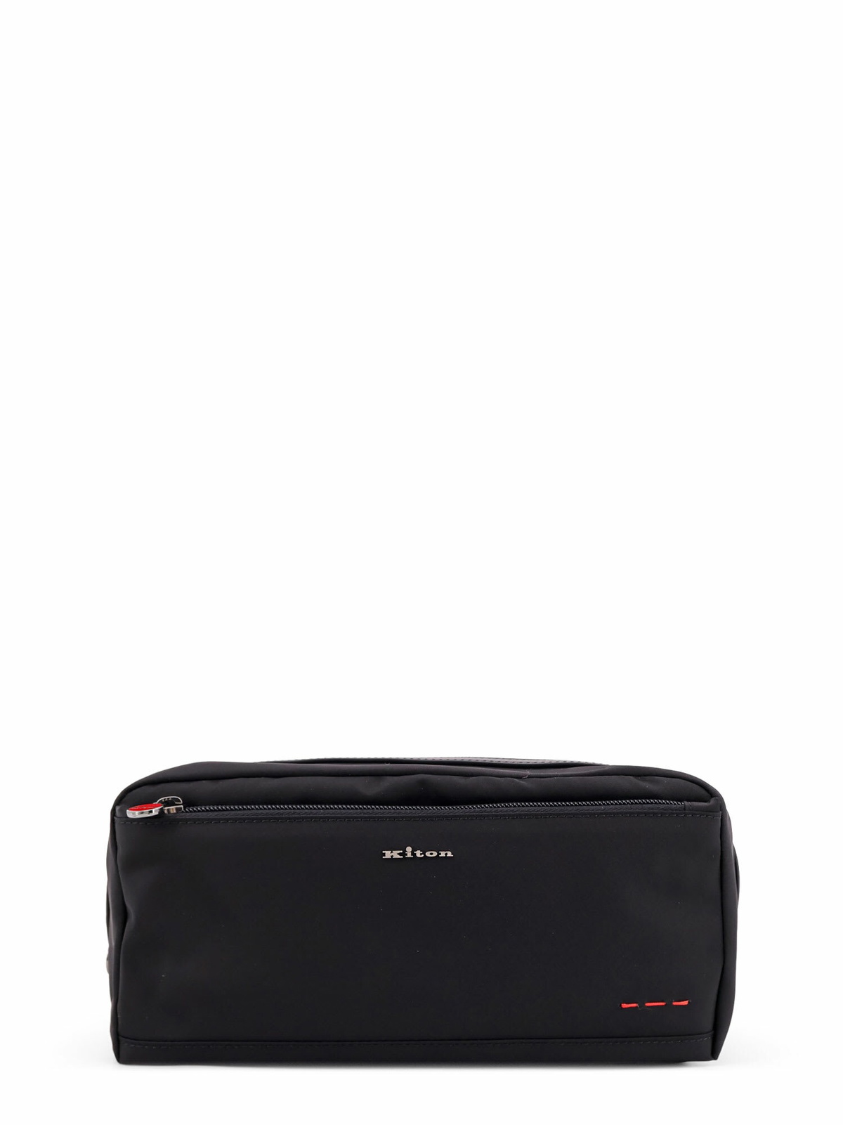 Kiton Nylon Beauty Case With Frontal Logo Kiton