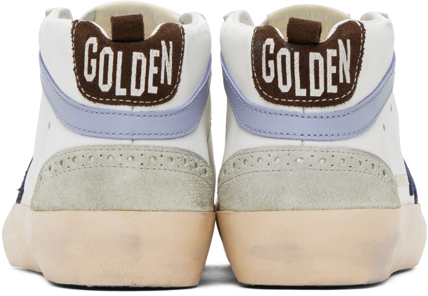 Golden Goose SSENSE Exclusive White Mid Star Sneakers Golden Goose ...