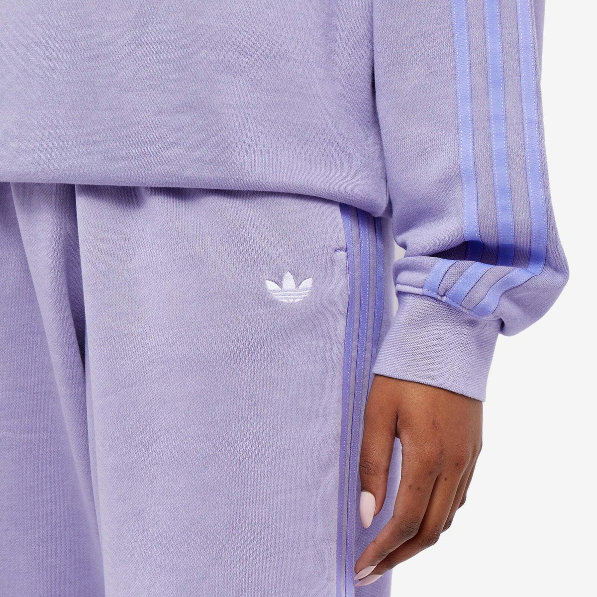 Adidas Women's Sweat Pant in Light Purple adidas