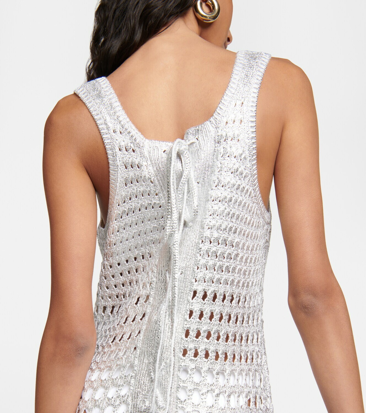 Chloe - Crochet silk maxi dress Chloe